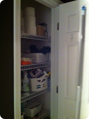 Linen closet clean out and organization | Thrifty Decor Chick | Thrifty ...